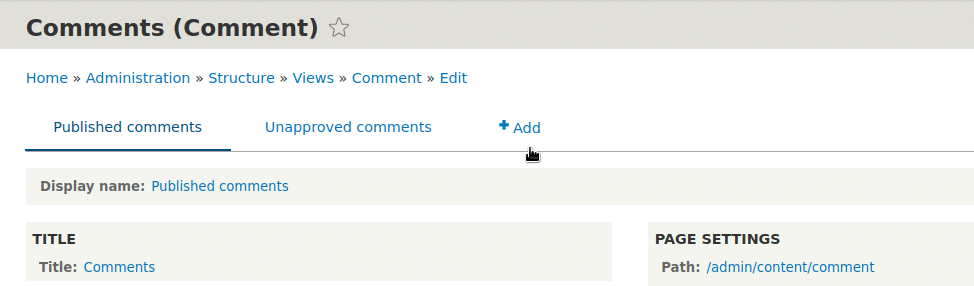 Make displays appear like local tasks in the Views UI instead of custom UI design [#2489654 ...