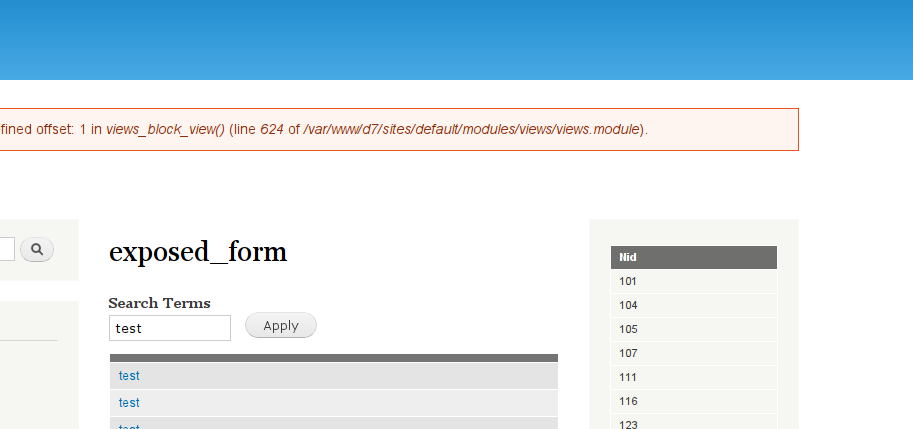 Allow to show exposed form in a block on the actual page [#1250298] | Drupal.org