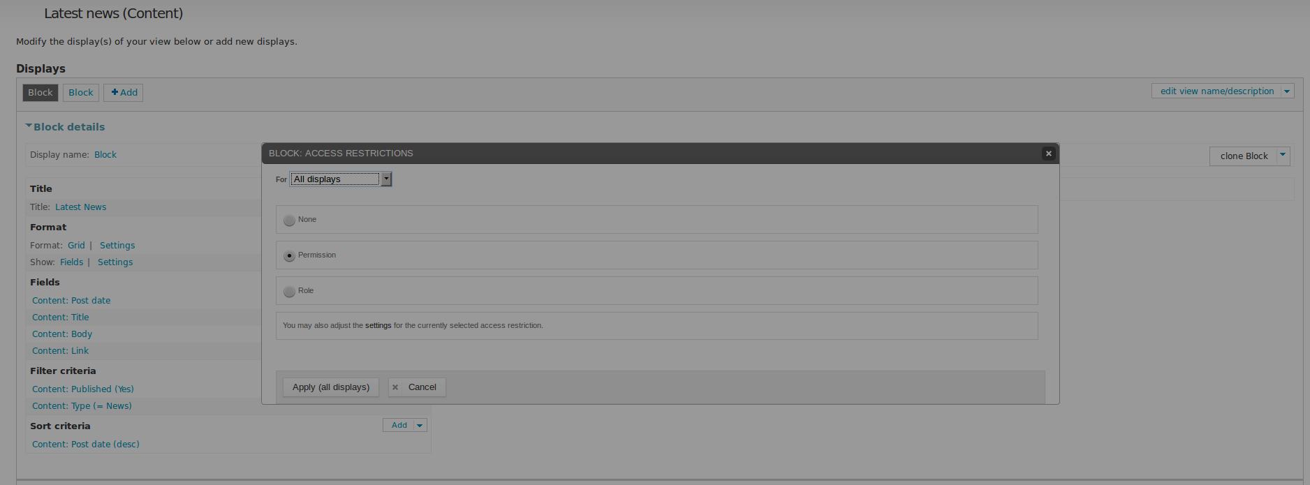 Views update to 3.8 breaks Views edit configuration [#2298947] | Drupal.org