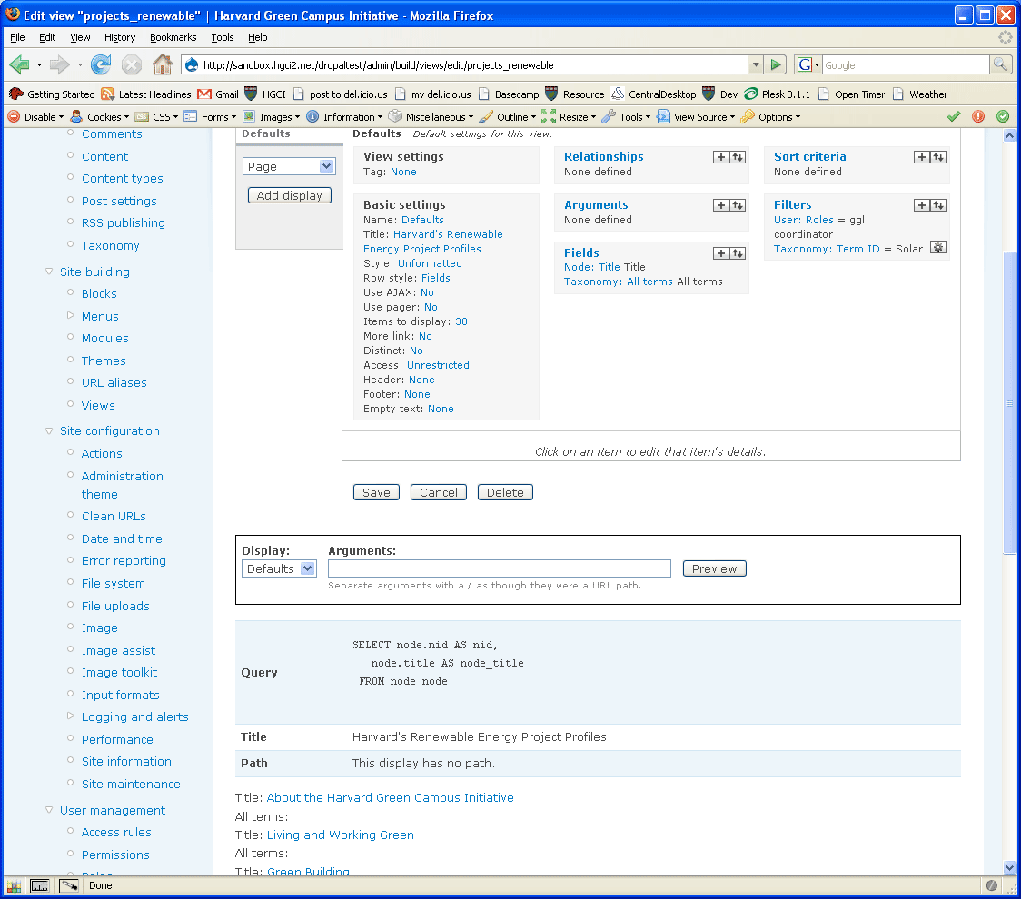 Term ID and User Roles filters not working? [#248041] | Drupal.org