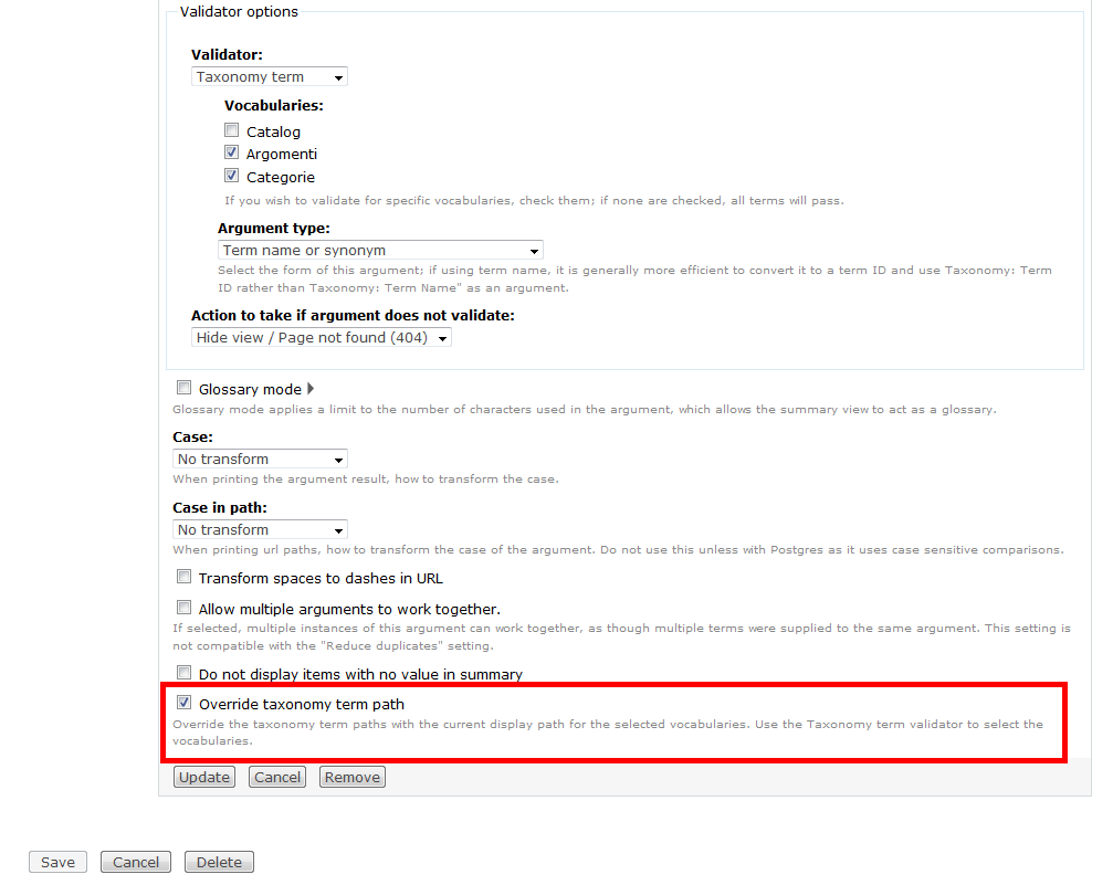 Override taxonomy term paths [#792628] | Drupal.org