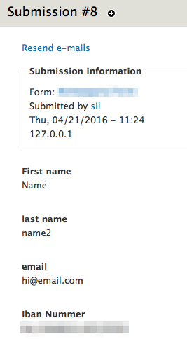 Webform CSV export does not contain IBAN field data [#2702555] | Drupal.org
