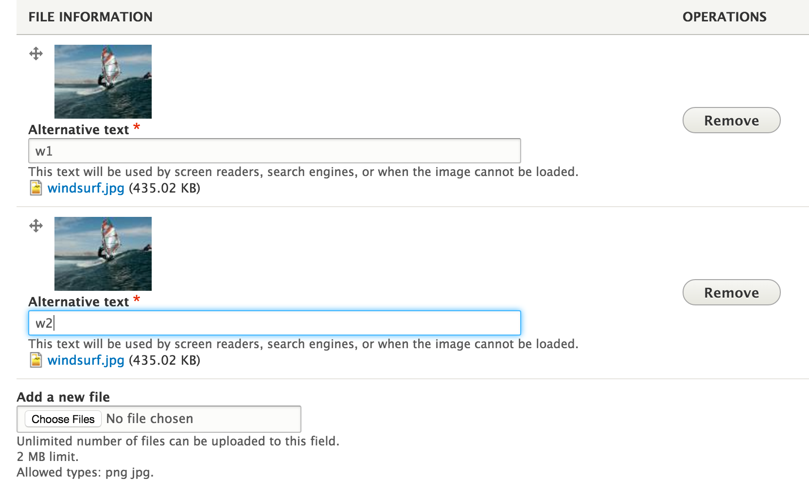 File extension + max_filesize should be validated using a Constraint on ...