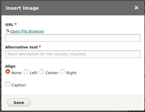 IMCE module is not integrating with the DrupalImage CKEditor plugin that D8 ships with, causes ...