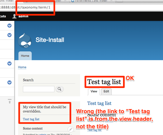 Argument validations doesn't set the block title anymore [#2361481] | Drupal.org