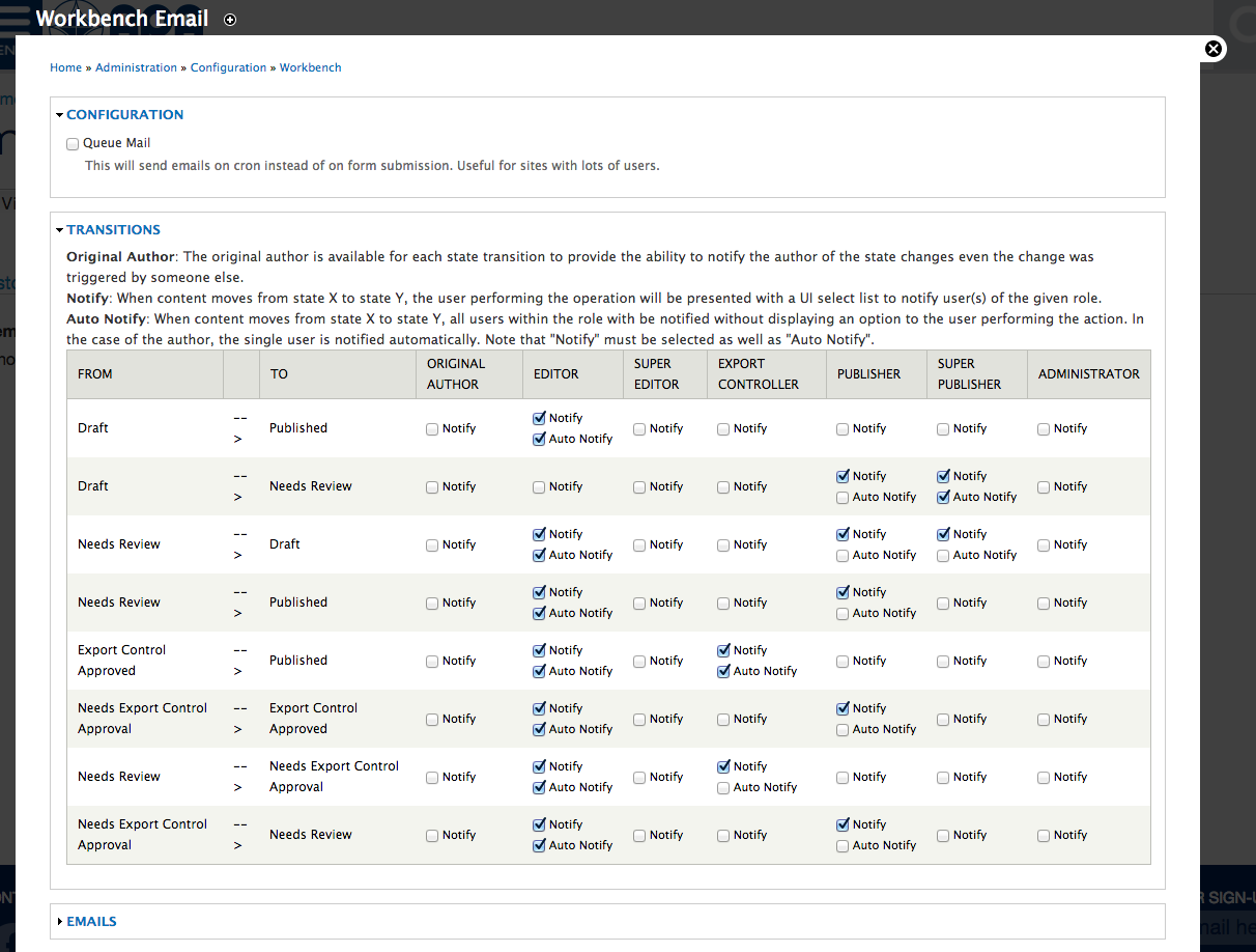 Select box with list of people to notifiy is not appearing after changing moderation state ...