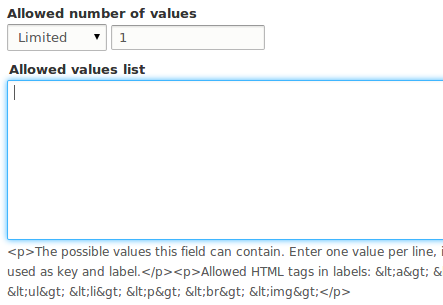 HTML double-escaping in field forms [#2309929] | Drupal.org