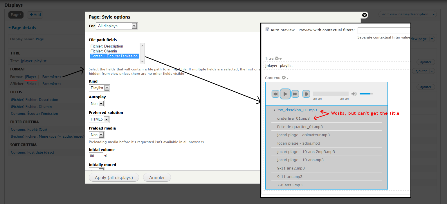 An example for views & jPlayer-Playlists [#1340254] | Drupal.org