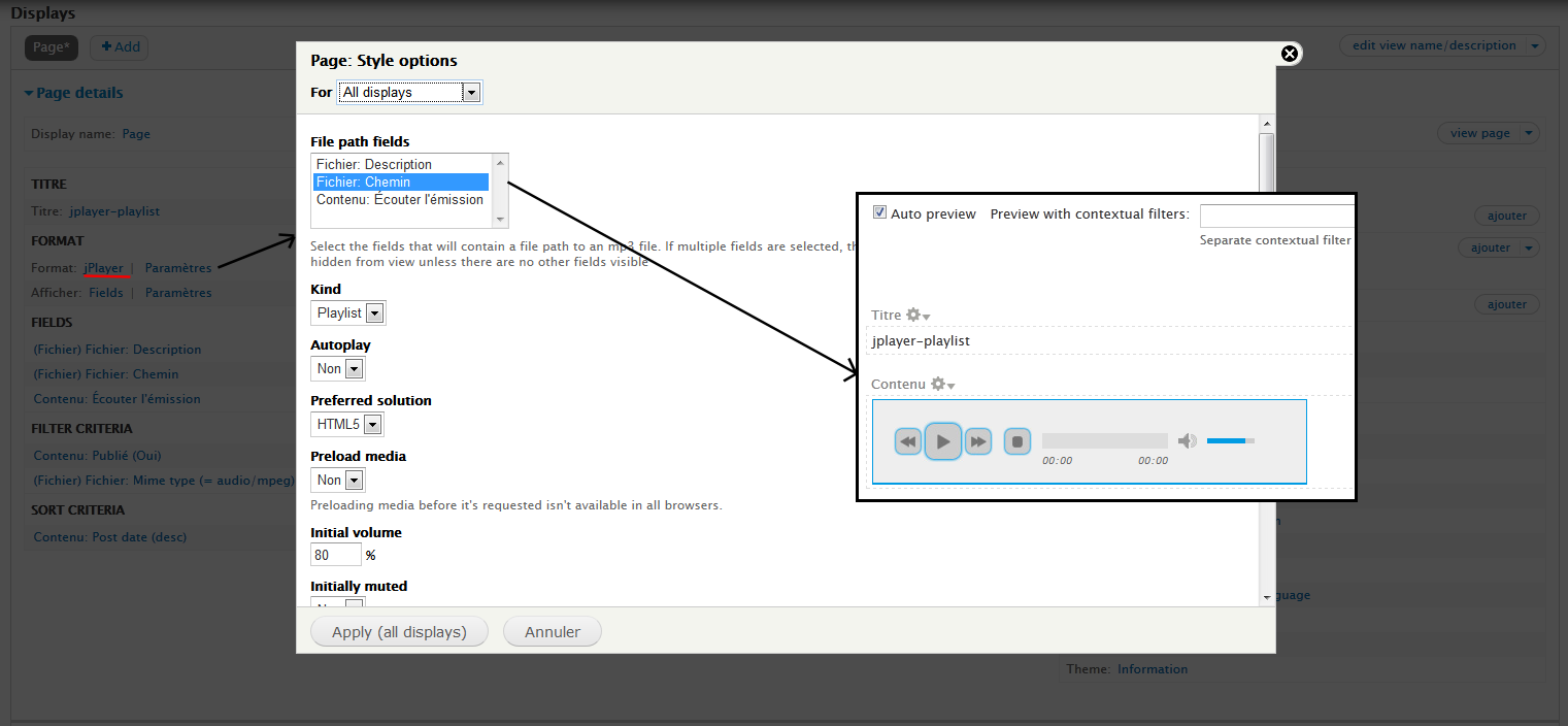 An example for views & jPlayer-Playlists [#1340254] | Drupal.org
