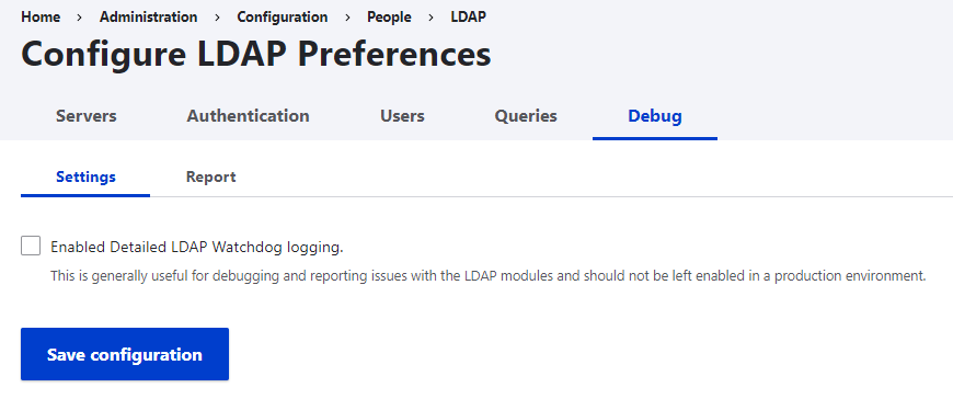 Troubleshooting | Lightweight Directory Access Protocol | Drupal Wiki guide on Drupal.org