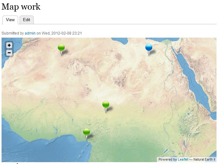 Added support for map and icon configuration, multivalued geofields ...