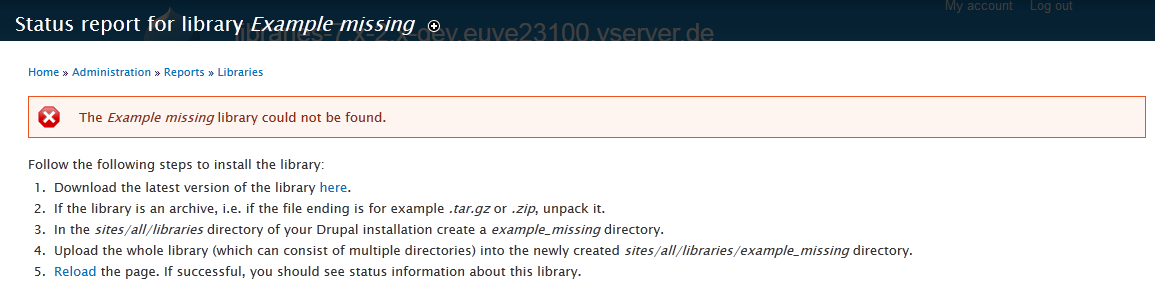 Provide a UI for Libraries [#819610] | Drupal.org