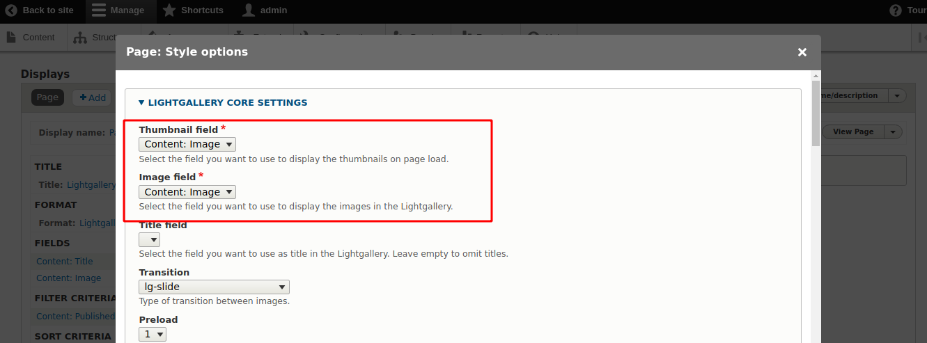 Basic usage | Lightgallery | Drupal Wiki guide on Drupal.org