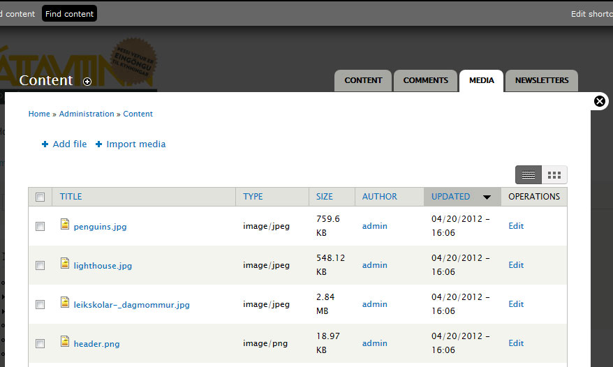 tumbnail view not working [#1540990] | Drupal.org