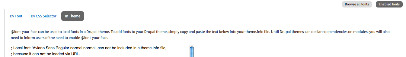 Importing Local Fonts | @font-your-face | Drupal Wiki guide on Drupal.org