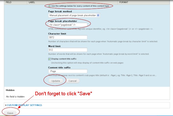 Does not work for the node Body field (as shown in the module example image) [#1119200] | Drupal.org
