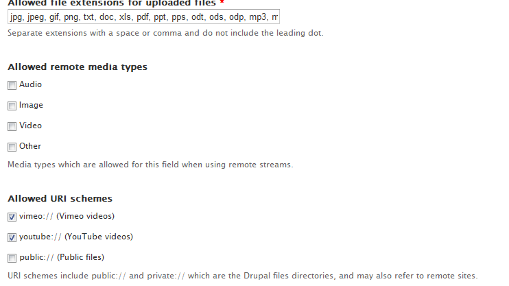 allowing no remote media in field settings breaks validation in media_field_validate function ...