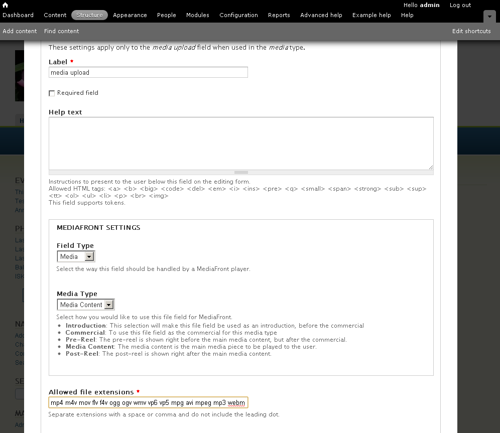 Installation and initial setup - MediaFront 7.x-2.x | MediaFront | Drupal Wiki guide on Drupal.org