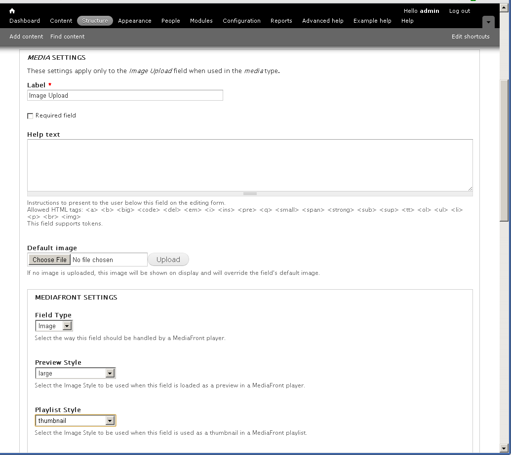 Installation and initial setup - MediaFront 7.x-2.x | MediaFront | Drupal Wiki guide on Drupal.org