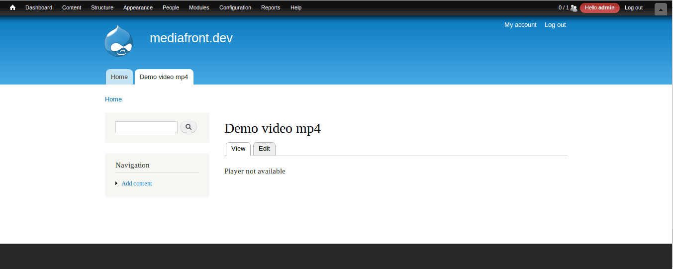 Installation and initial setup - MediaFront 7.x-2.x | MediaFront | Drupal Wiki guide on Drupal.org