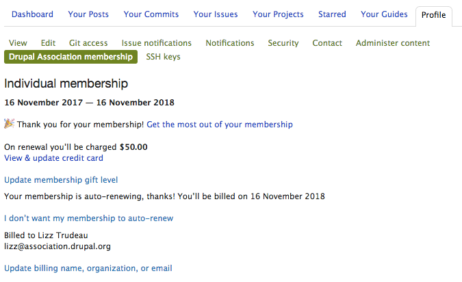 A new tab on Drupal.org user profiles | Drupal.org