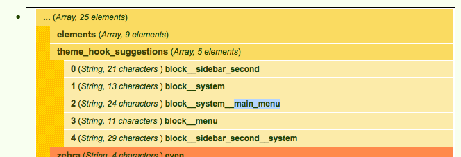block__menu added to theme_hook_suggestions in incorrect position [#1445600] | Drupal.org
