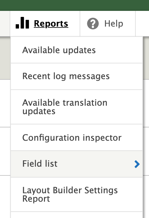 Single Reports | Layout Builder Settings Report | Drupal Wiki guide on ...