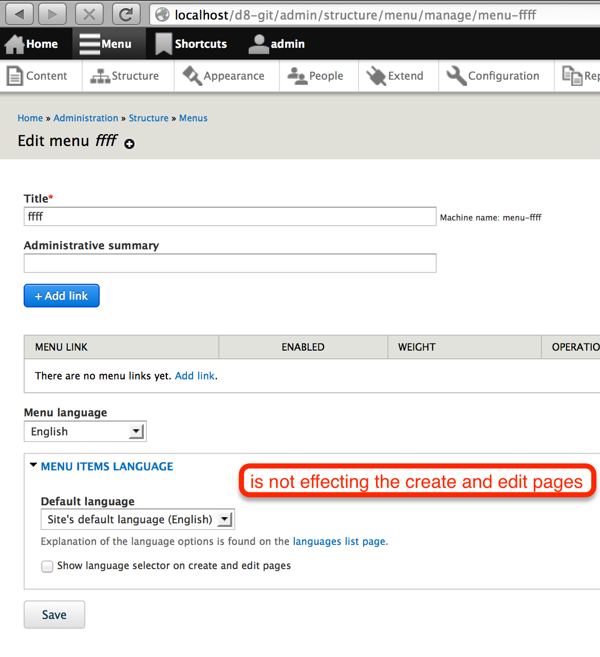 Add language selector on menus [#1945226] | Drupal.org