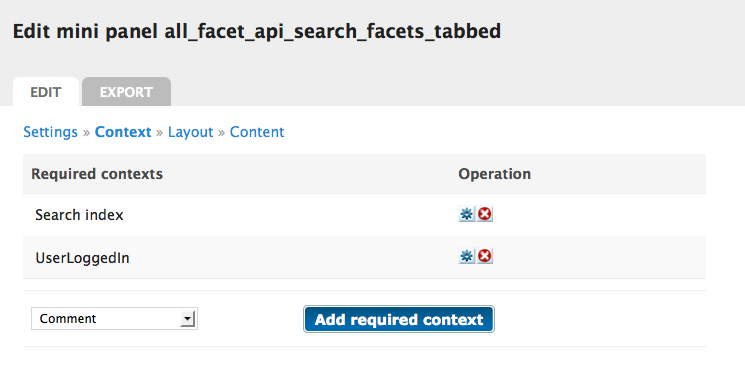 Panel page with tabs and nested tabs displays correctly for authenticated users but incorrectly ...