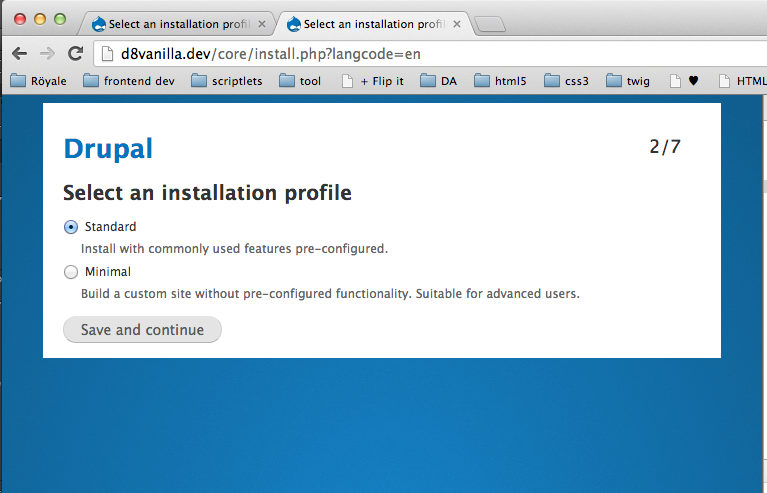install-page.html.twig markup and CSS [#2041793] | Drupal.org