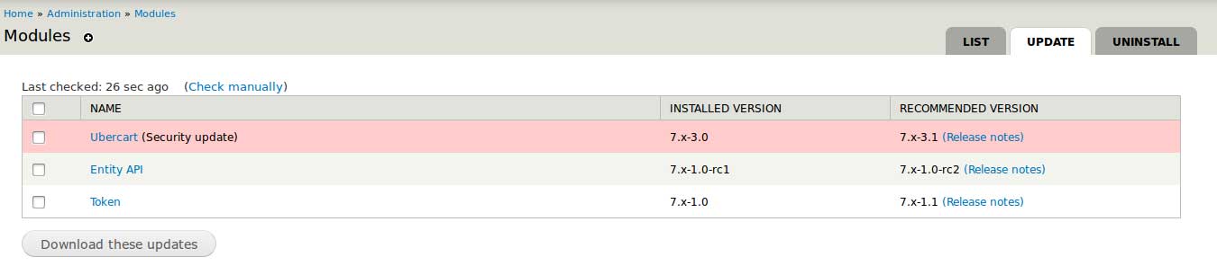 7.x-3.1 Update doesn't show as performed [#1592924] | Drupal.org