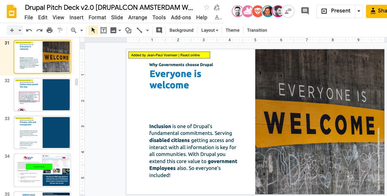 Promote Drupal Pitch Deck - Everyone is welcome! | Drupal.org