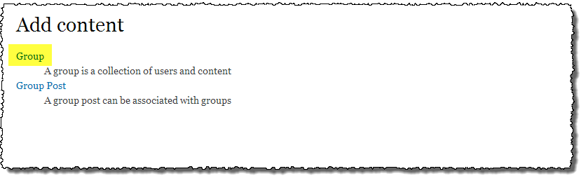Create a Group | Usage | Drupal Wiki guide on Drupal.org