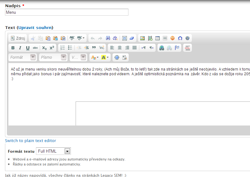 Not working with CKeditor [#1830072] | Drupal.org