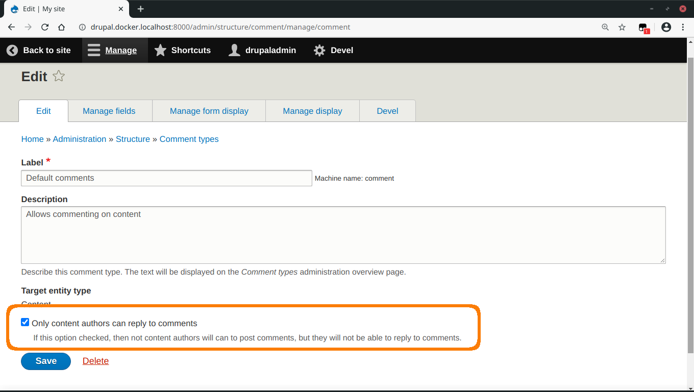 Only author can reply | Drupal.org