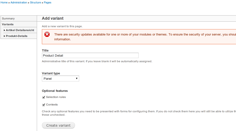 Panels 3: How to use variants and views to create node displays. (D7) | Panels 3: Tutorials ...