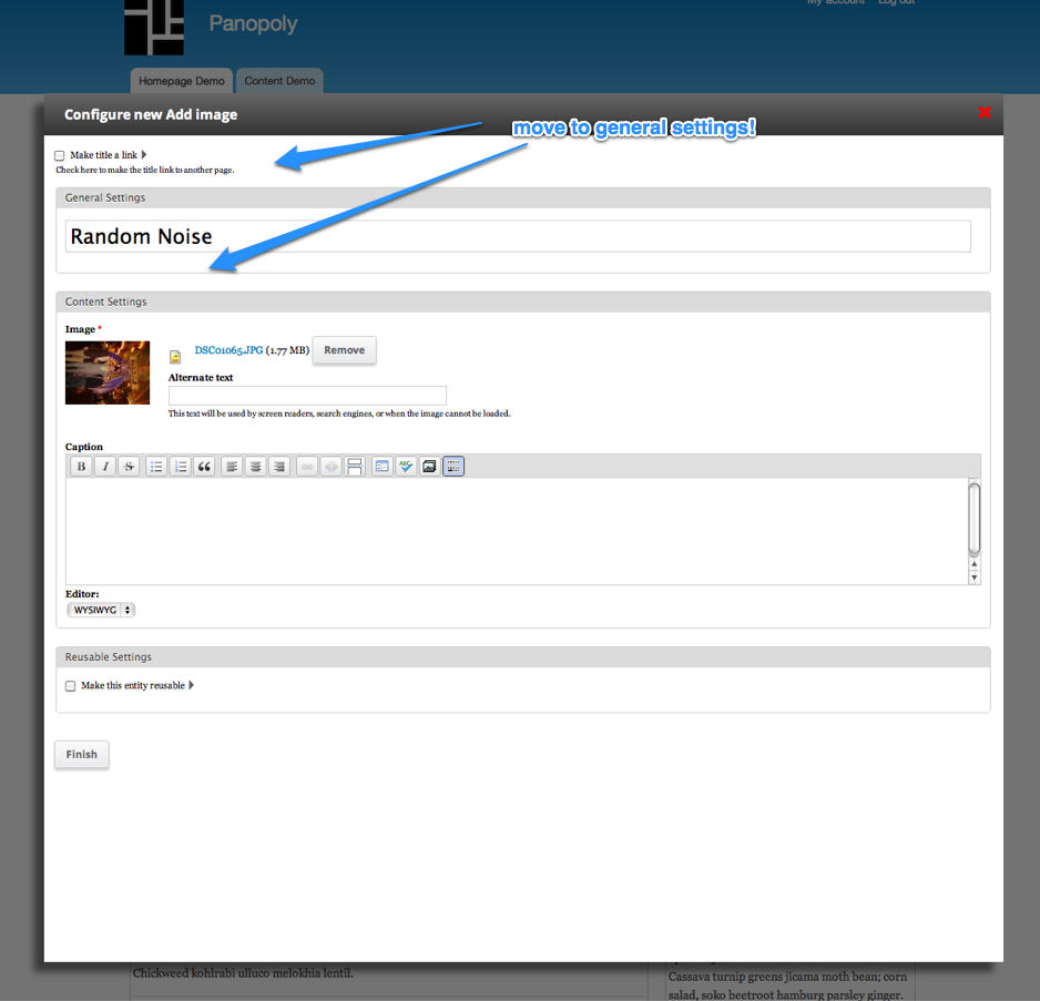 Improve UI for "Make Title Link" on Fieldable Panel Panes [#1705746] | Drupal.org