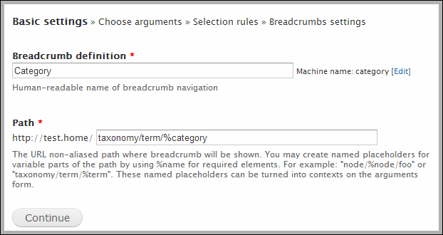 UI overview | Path Breadcrumbs | Drupal Wiki guide on Drupal.org