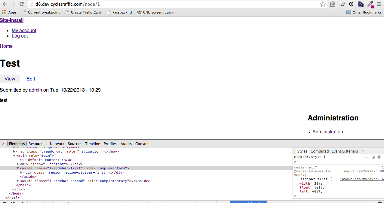 Stark layout broken as 'generic' classes removed from html.tpl.php [#2117441] | Drupal.org