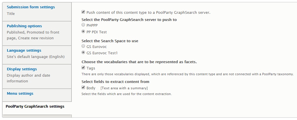 PoolParty GraphSearch | Semantic Connector modules | Drupal Wiki guide on Drupal.org