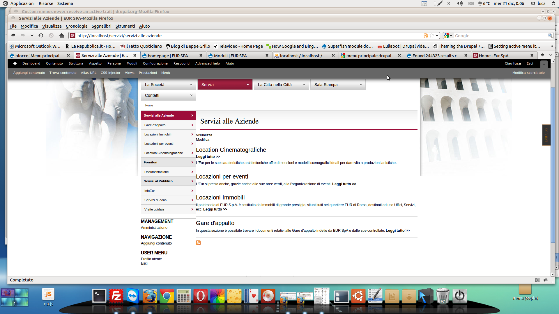 Custom menus never receive an active trail [#942782] | Drupal.org