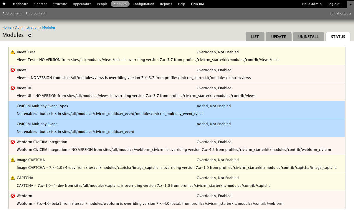 Overriding And Removing Overridden Modules Included In A Distribution 2606