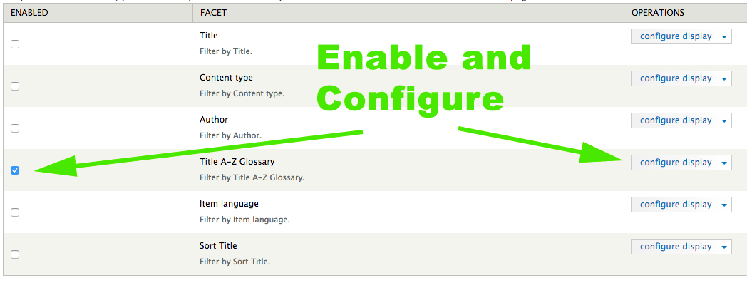 Search API Solr Glossary Facet | Drupal.org