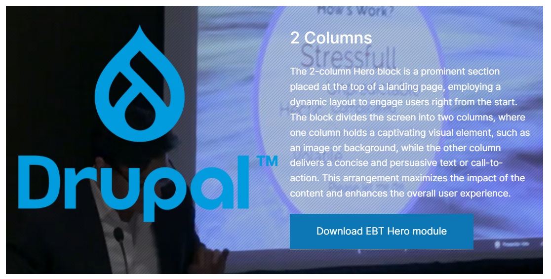 Extra Block Types (EBT): Hero | Drupal.org
