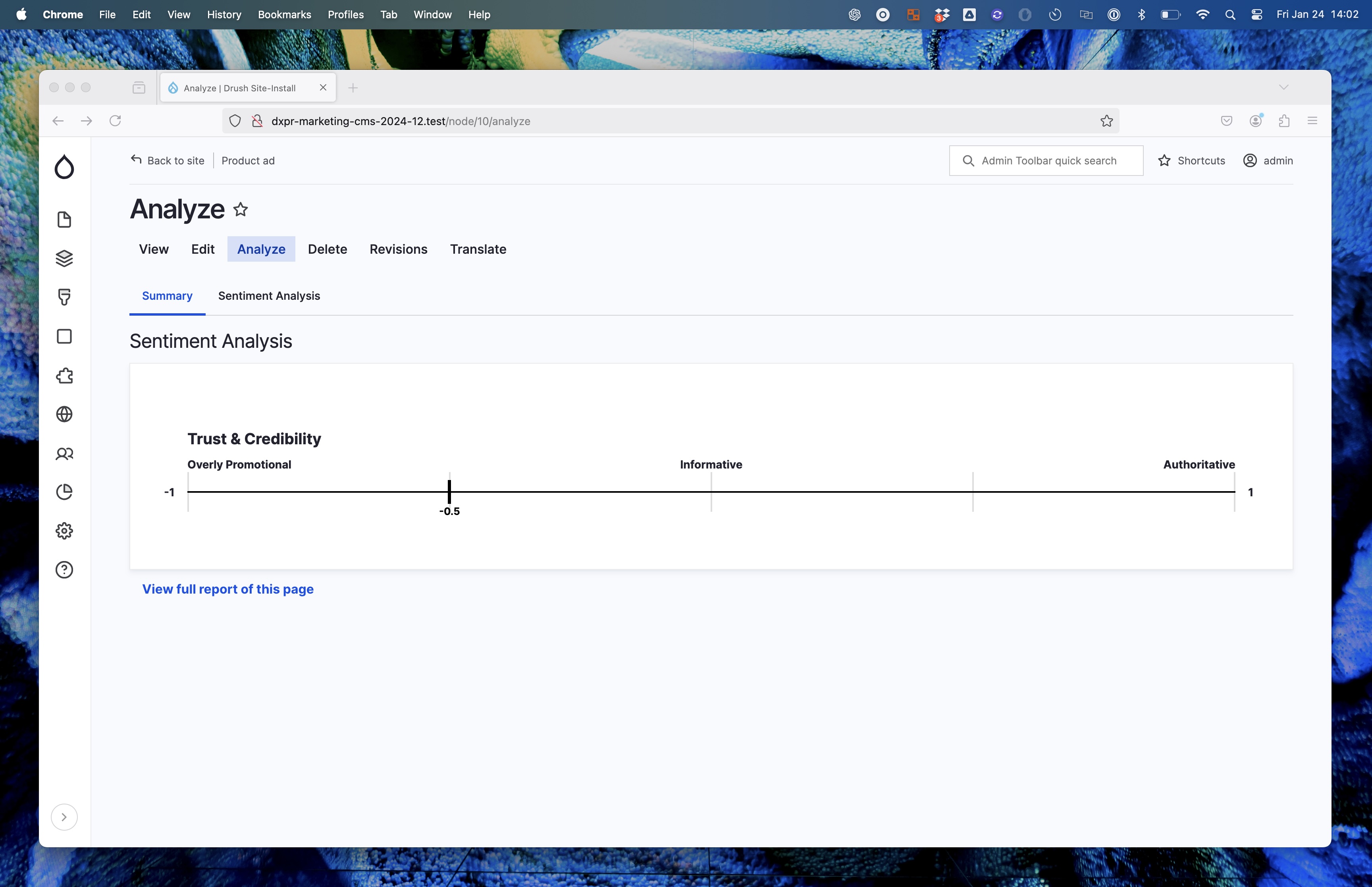 Analyze AI Sentiment | Drupal.org