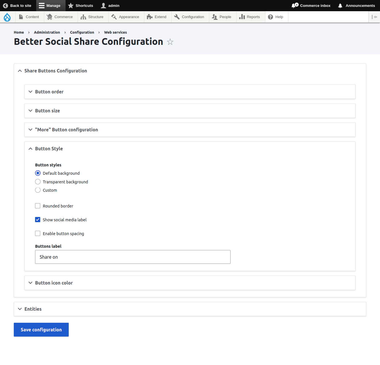 Better Social Share | Drupal.org