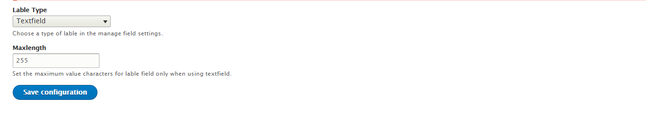 Field label long text | Drupal.org