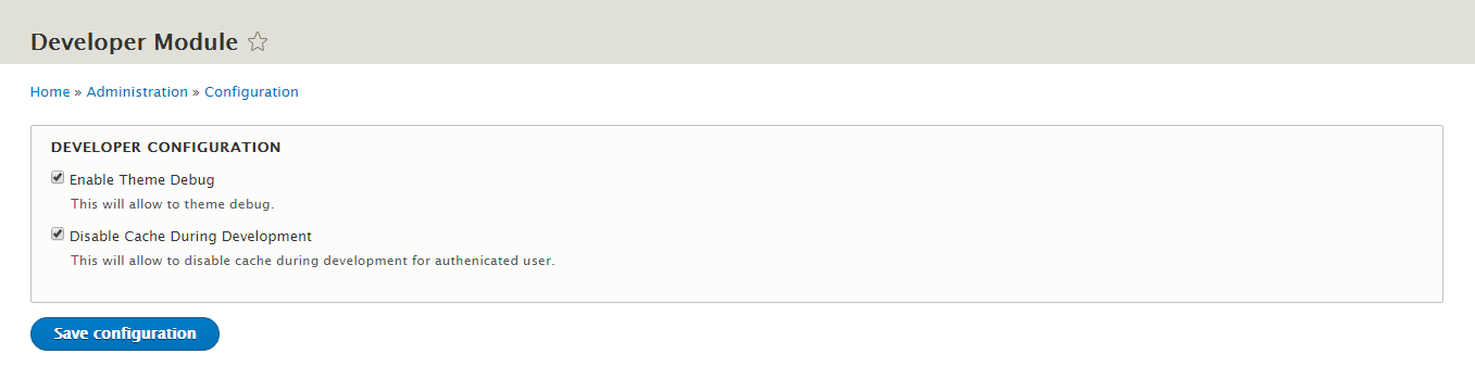 Developer Module | Drupal.org