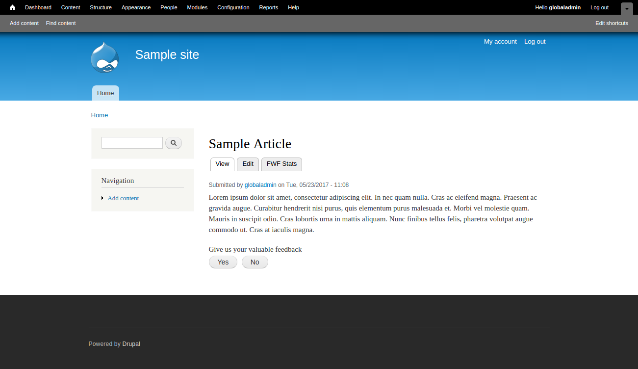 Flag With Feedback | Drupal.org