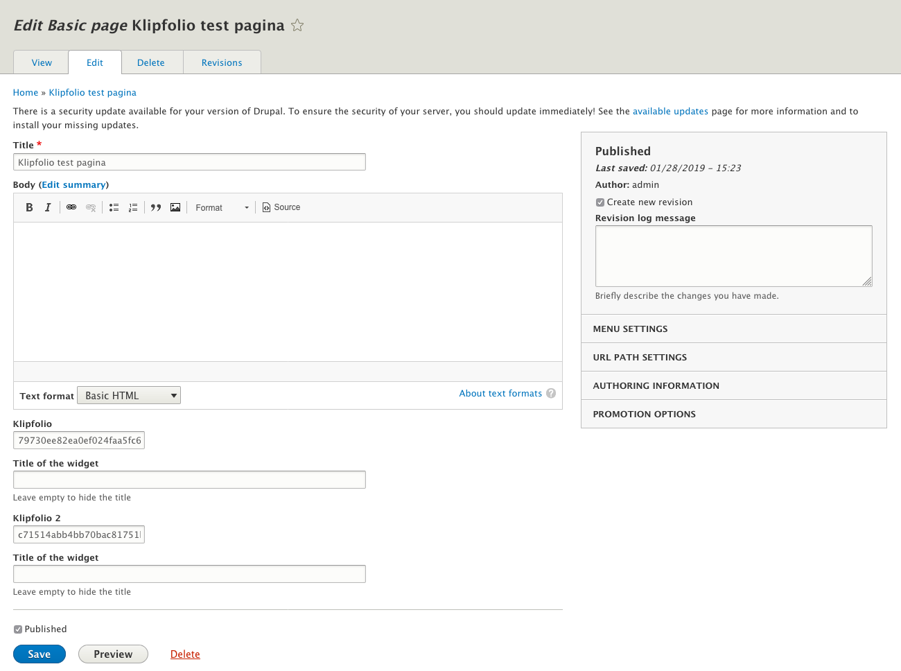 Klipfolio Field | Drupal.org